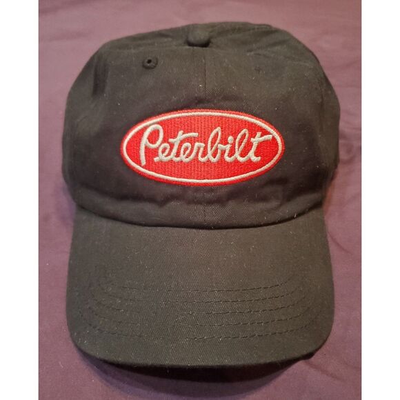 Accessories | Nwt Peterbilt Trucking Baseball Velcro Hat Black Red Osfa ...